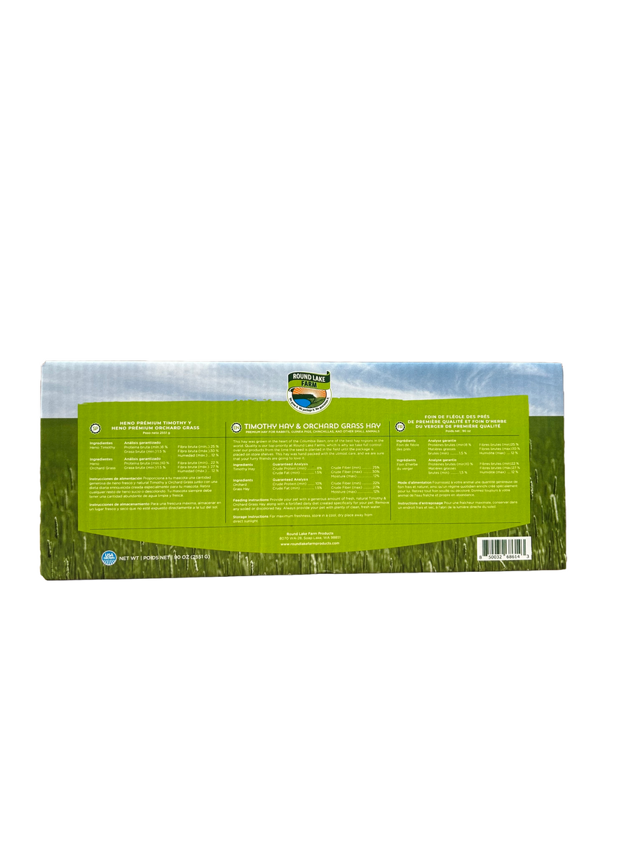 Round Lake Farm Timothy & Orchard Hay Variety Box - Kent, WA - Reber Ranch