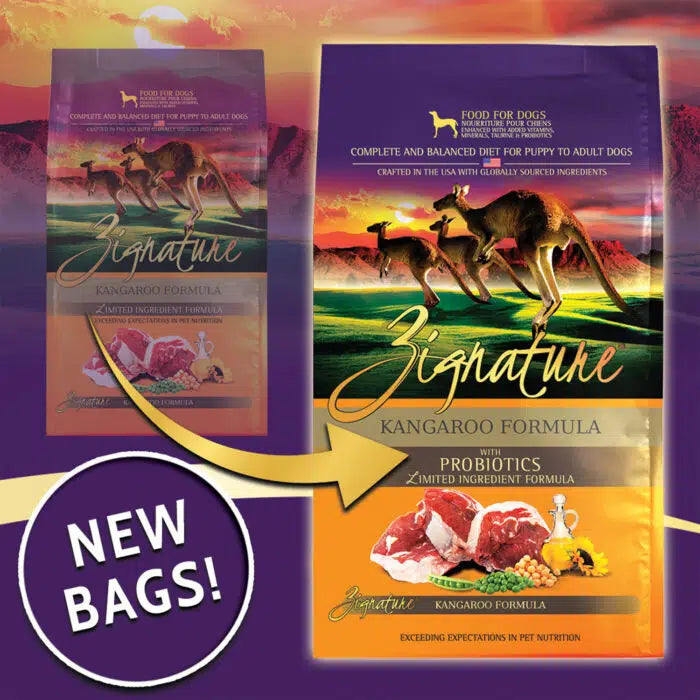 Zignature Limited Ingredient Diet Kangaroo Formula Dry Dog Food - Kent ...
