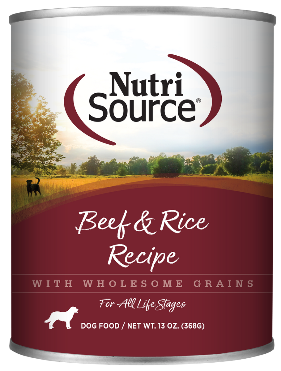 NutriSource® Beef & Rice Recipe Healthy Wet Dog Food - Kent, WA - Reber ...